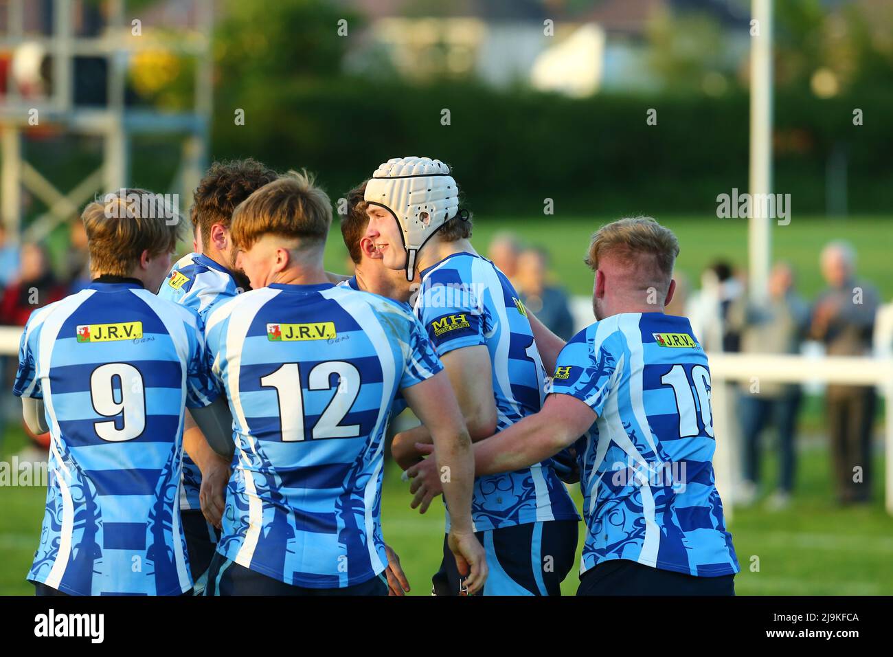 St Clears RFC Youth v Burryport RFC Youth plate final 2022 Stock Photo ...