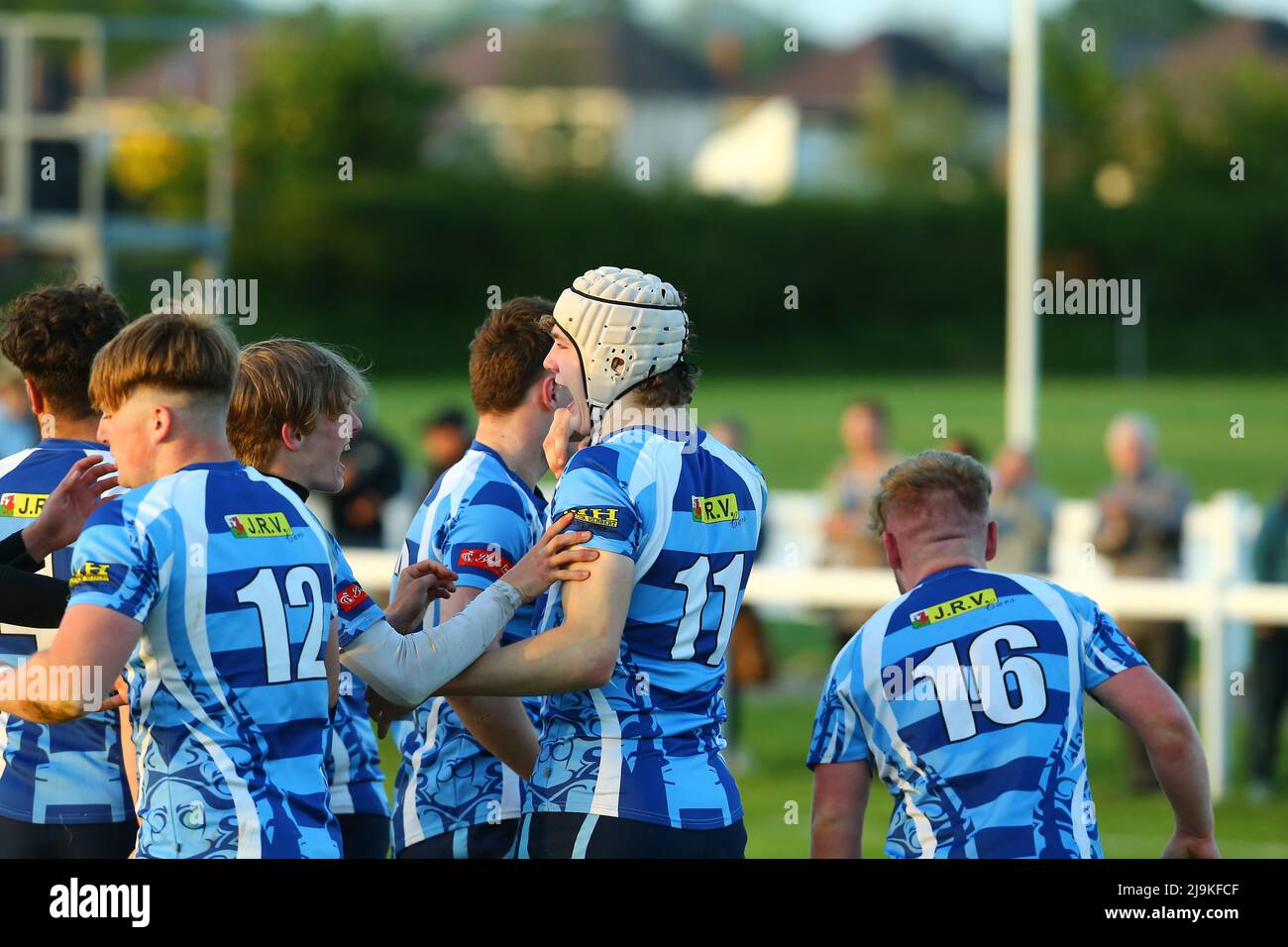 St Clears RFC Youth v Burryport RFC Youth plate final 2022 Stock Photo ...