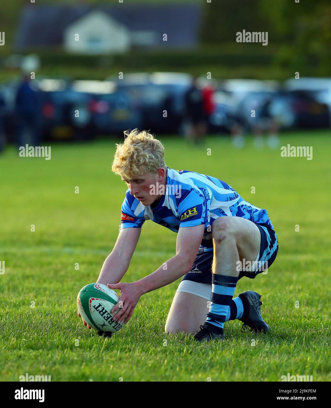 St Clears RFC Youth v Burryport RFC Youth plate final 2022 Stock Photo ...