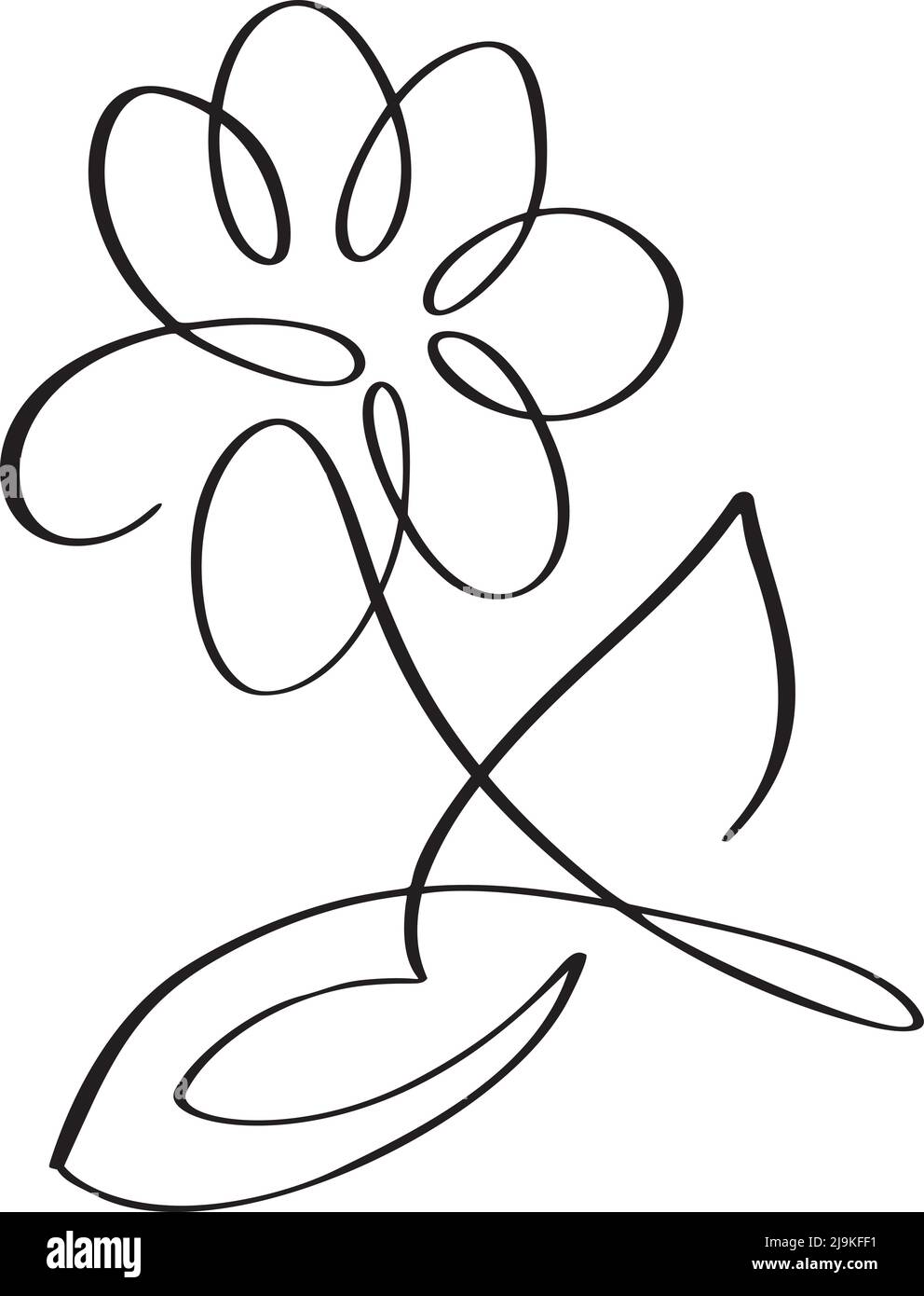 Simple Continuous Line Drawing
