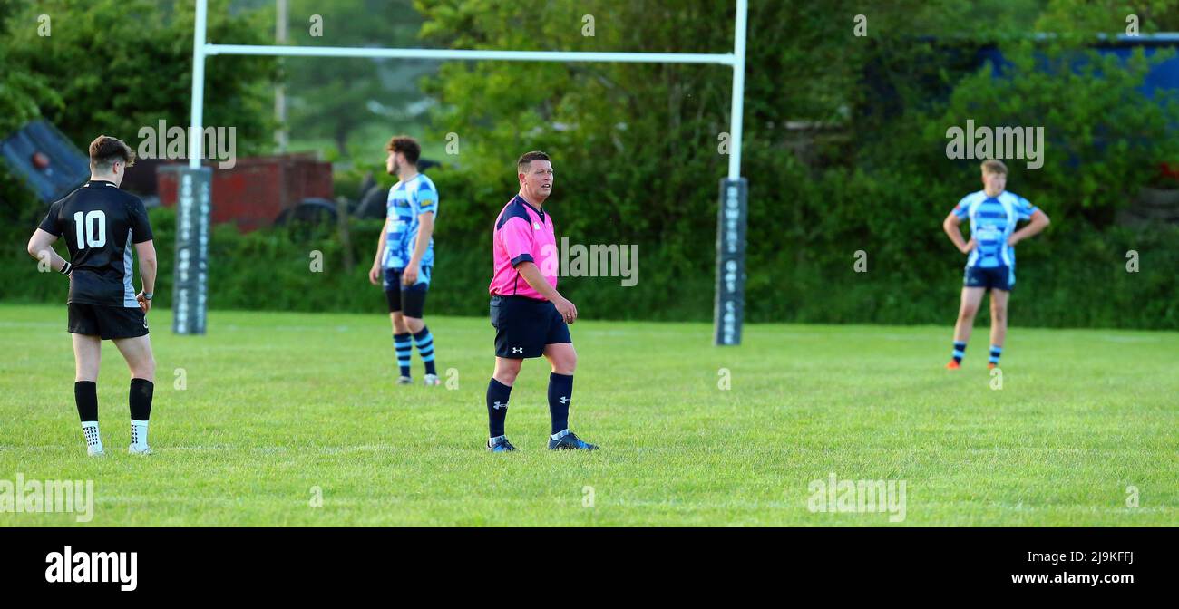 St Clears RFC Youth v Burryport RFC Youth plate final 2022 Stock Photo ...