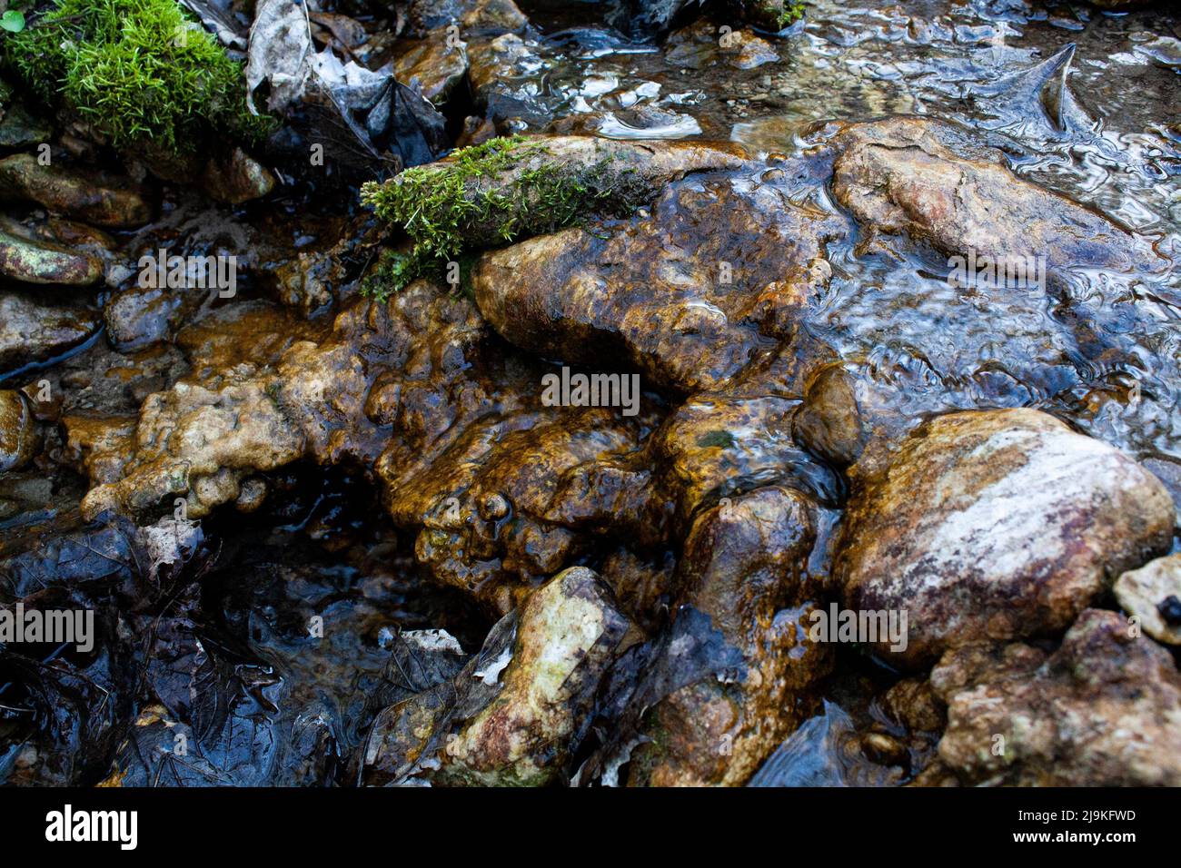 Natural Spring Stream Stock Photo - Alamy