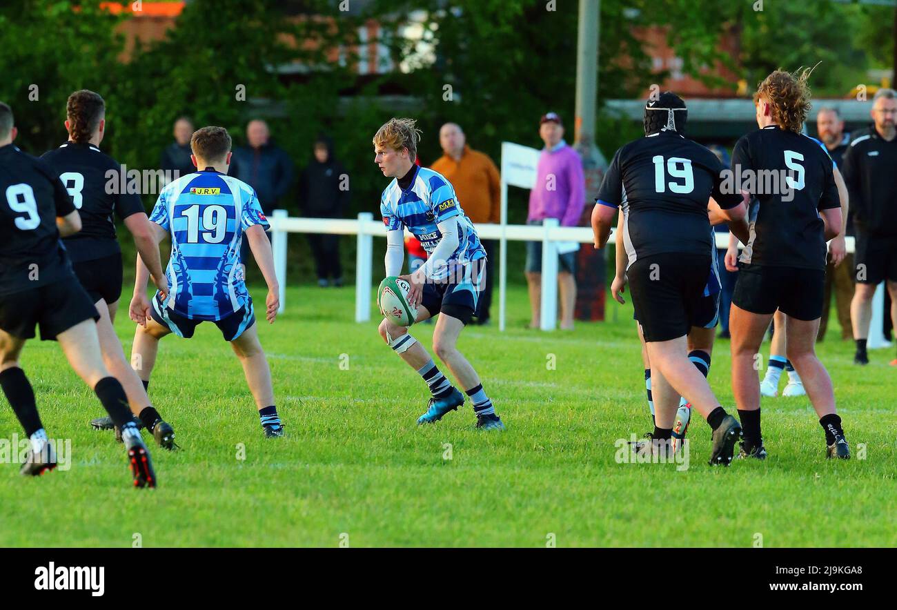 St Clears RFC Youth v Burryport RFC Youth plate final 2022 Stock Photo ...