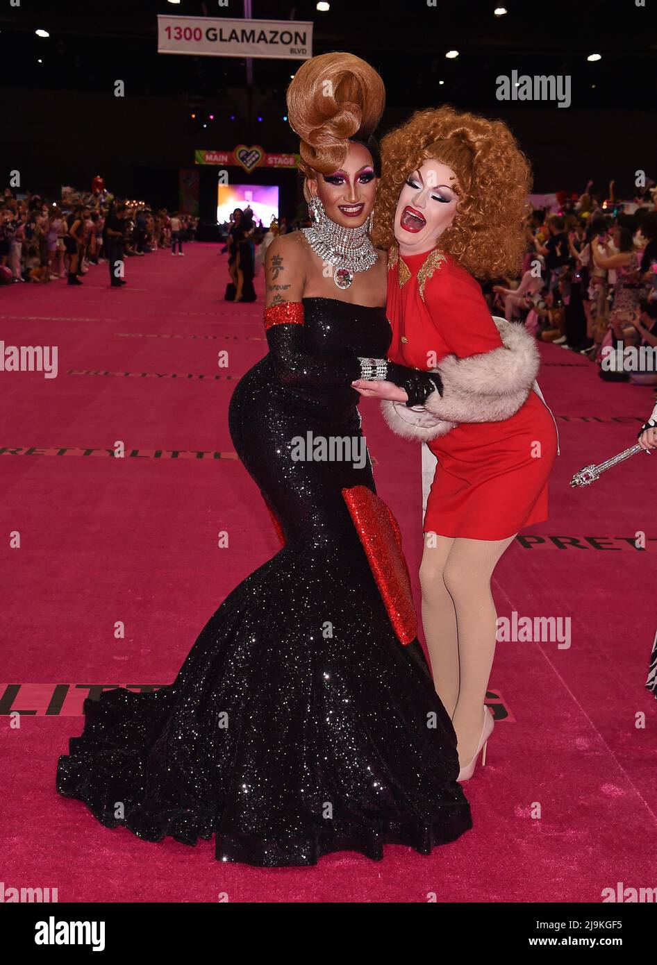 Angeria Paris VanMichaels and Lady Camden during the 2022 Rupaul ...