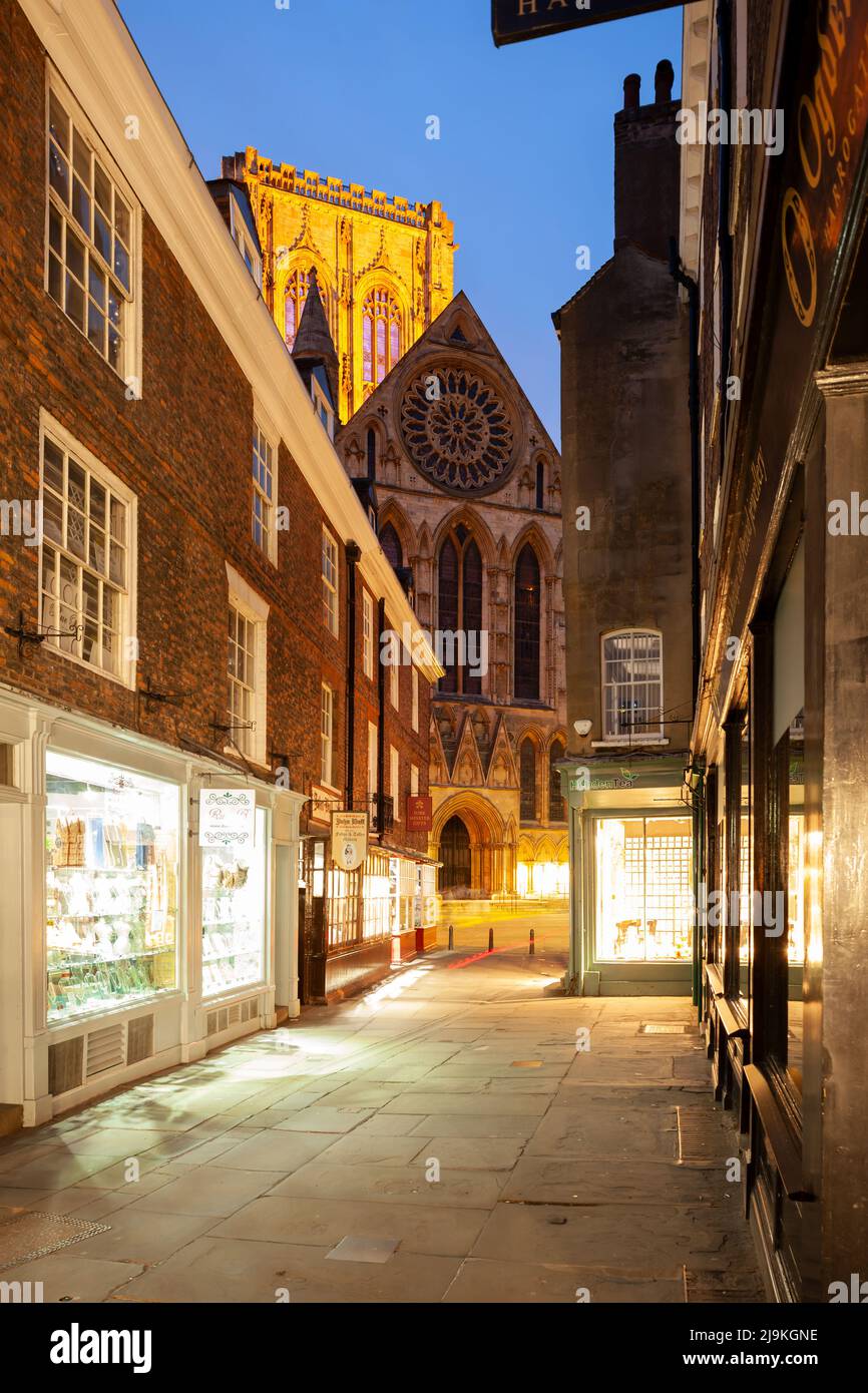 Minster gates york hi-res stock photography and images - Alamy