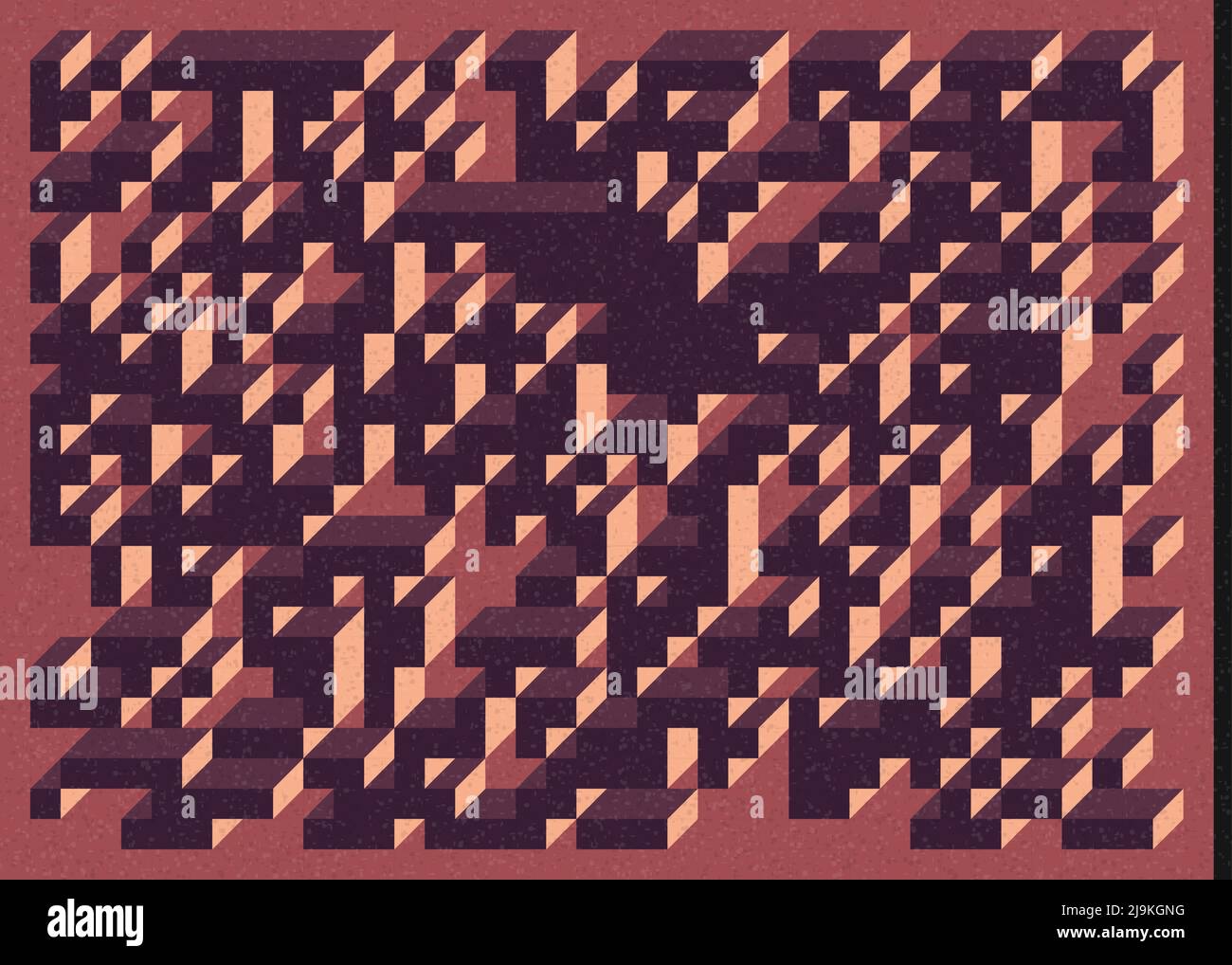 Implementation of Edward Zajec’s “Il Cubo” generative art background ...