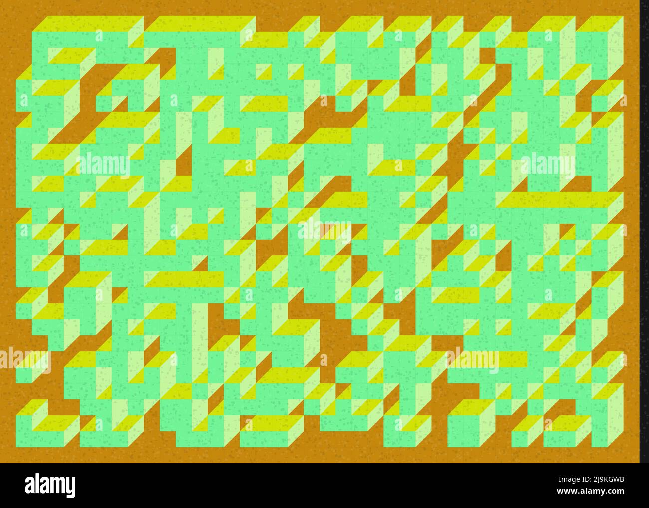 Implementation of Edward Zajec’s “Il Cubo” generative art background ...