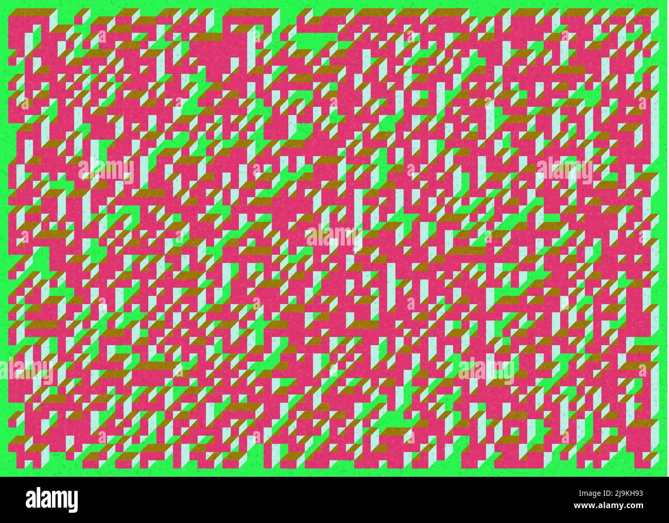 Implementation of Edward Zajec’s “Il Cubo” generative art background ...