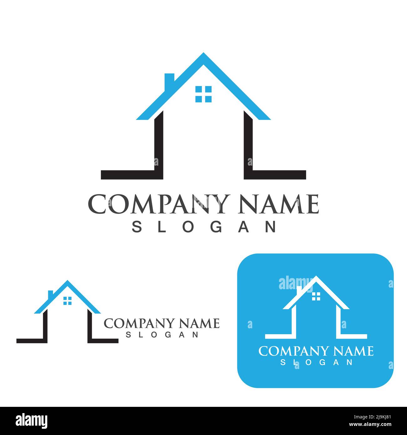 home buildings logo and symbols icons template Stock Vector Image & Art ...