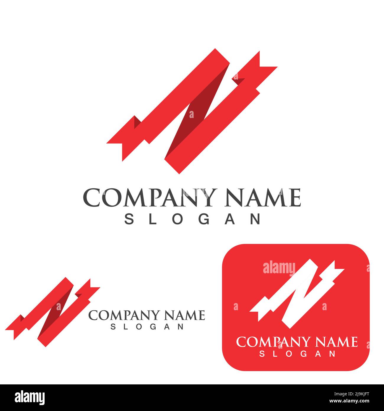 Red ribbon Vector illustration design Stock Vector Image & Art - Alamy