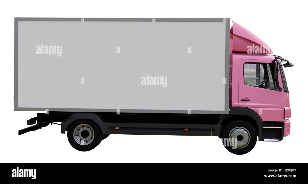 3d render freight trailer shipping hi-res stock photography and images ...