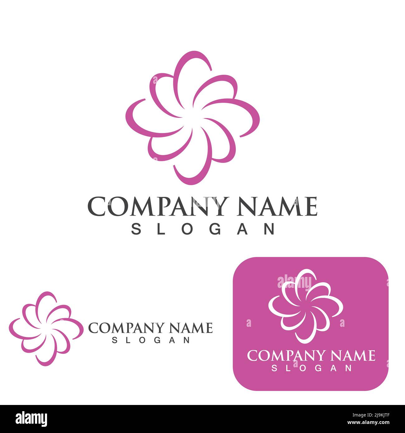 flower vector icon design template illustration Stock Vector Image ...