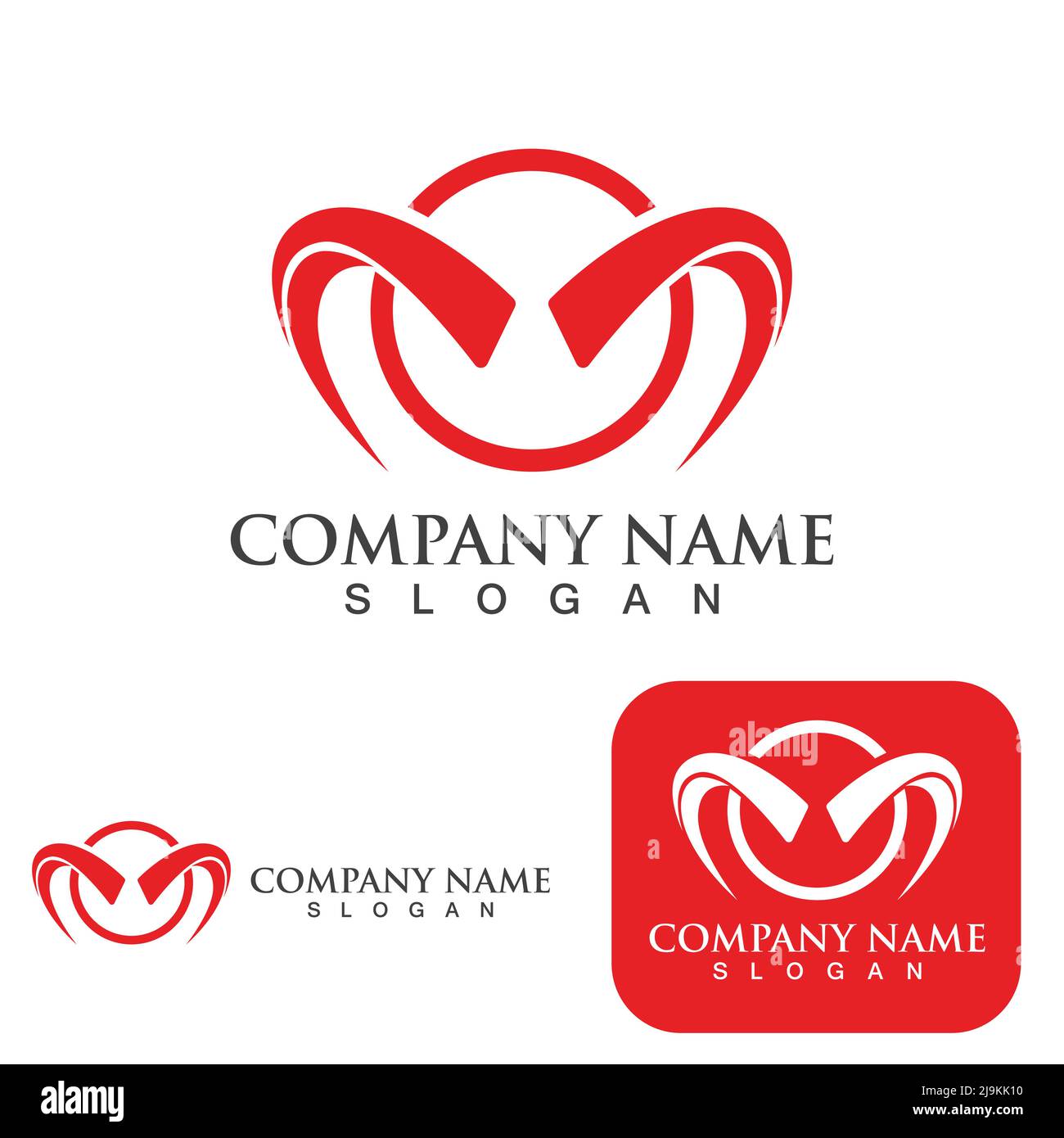 Devil horn Vector icon design illustration logo Template Stock Vector ...