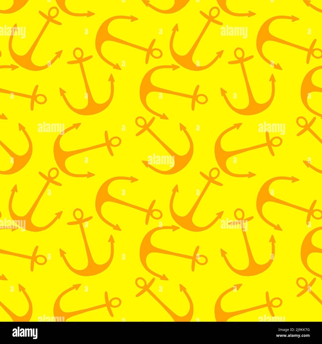 Summer seamless cartoon fish hook pattern for textiles and packaging ...