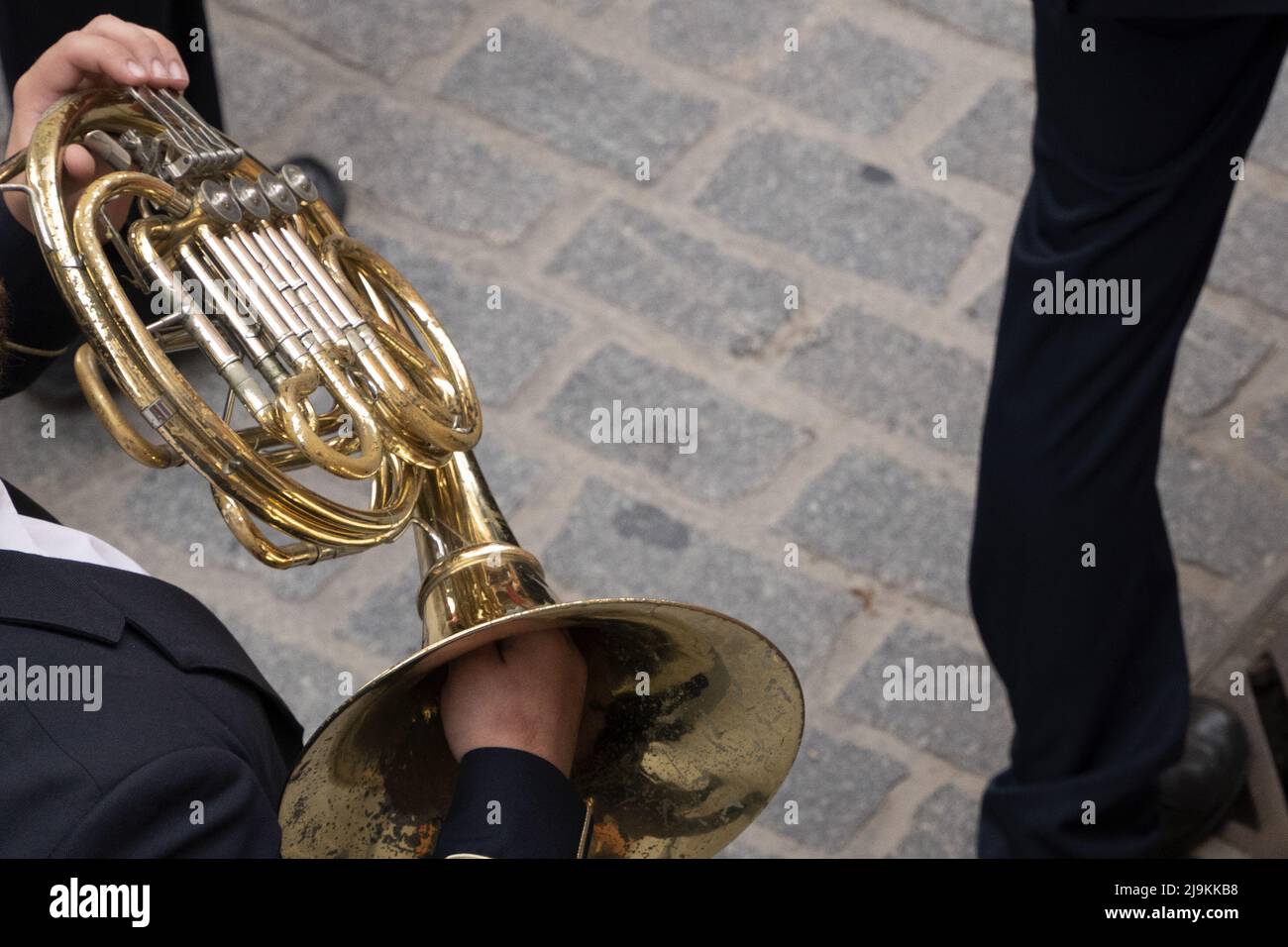 Cornet player hi-res stock photography and images - Alamy