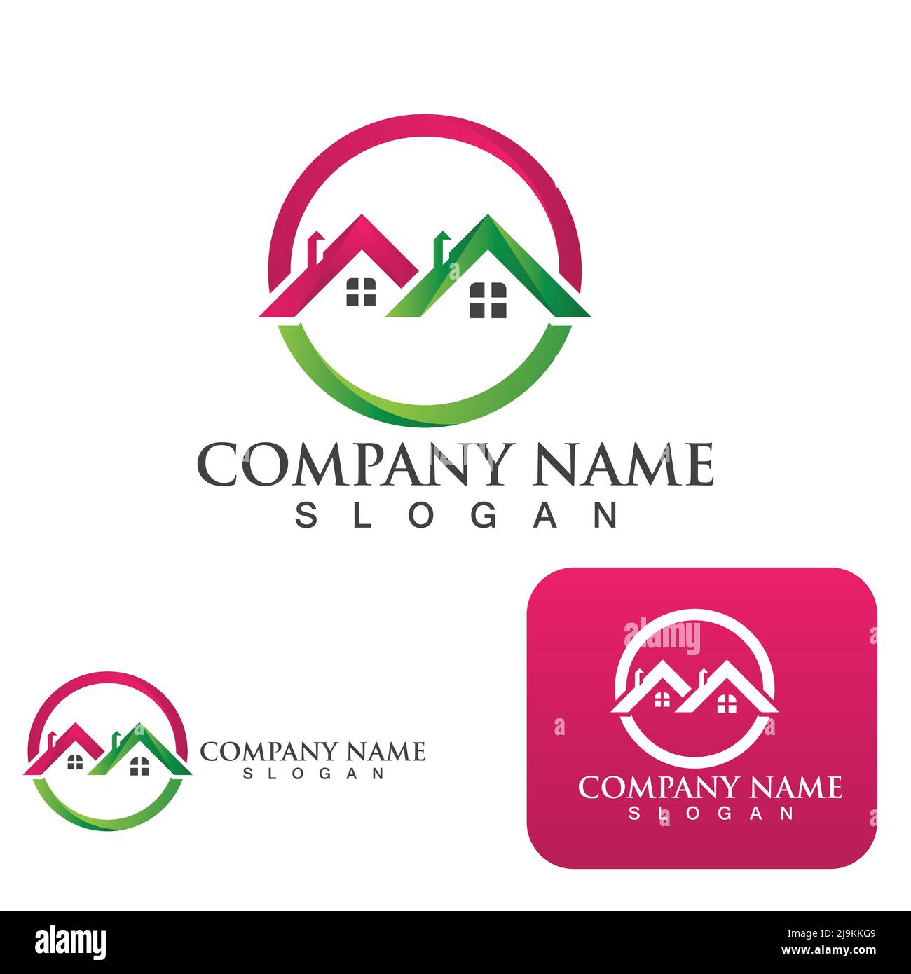 Home and building logo and symbol Stock Vector Image & Art - Alamy