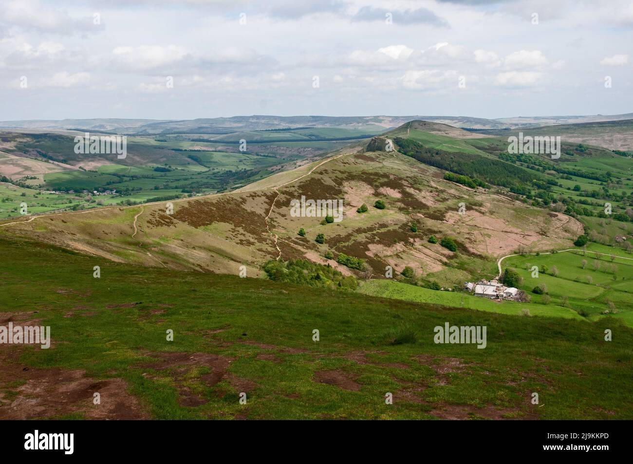 Around the UK - View towards Back Tor - Peak District Britain's First ...