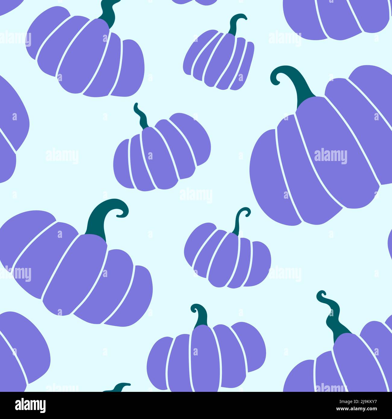 Halloween seamless cute pumpkins pattern for textiles and packaging and ...