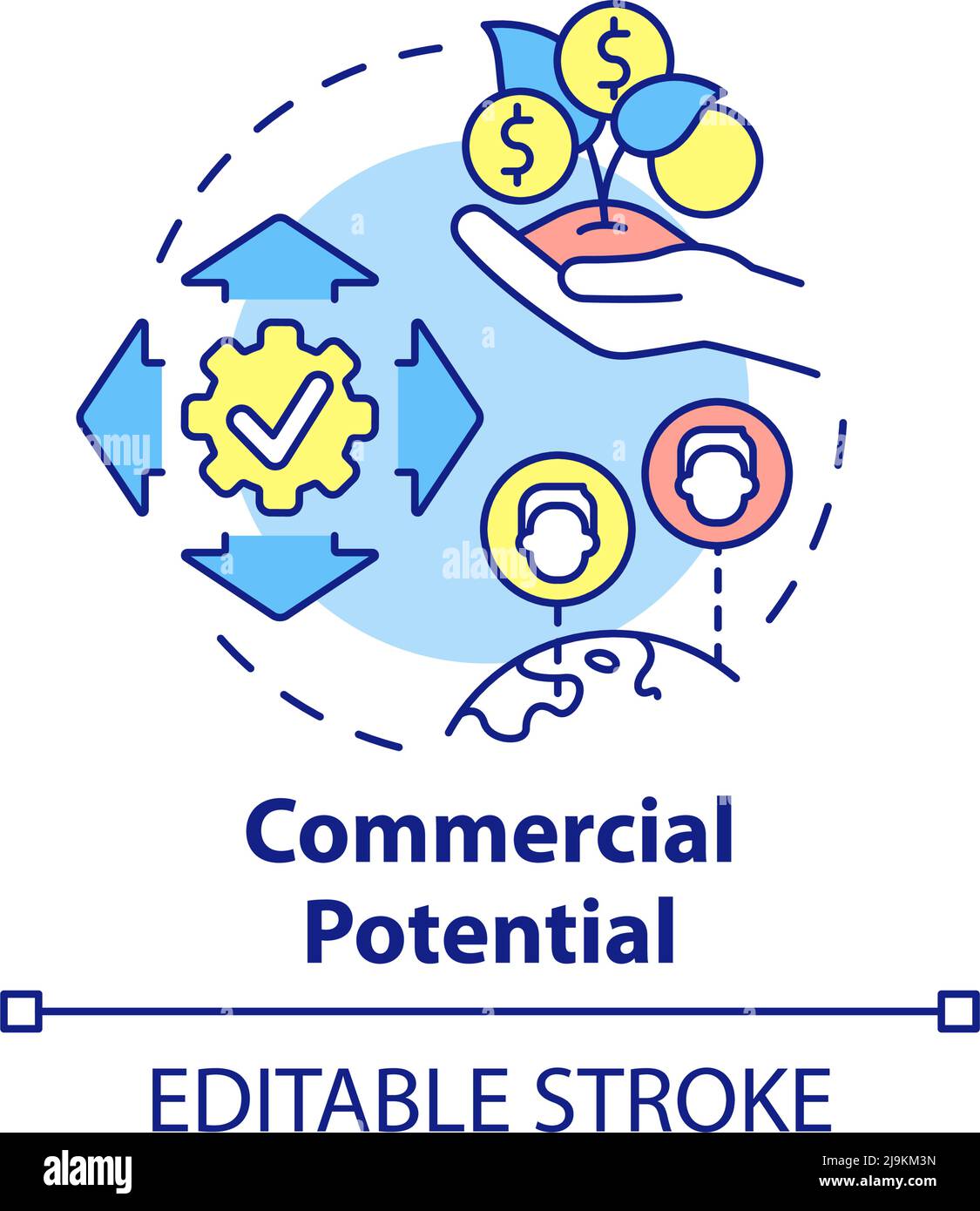 Potential concept art Stock Vector Images - Alamy