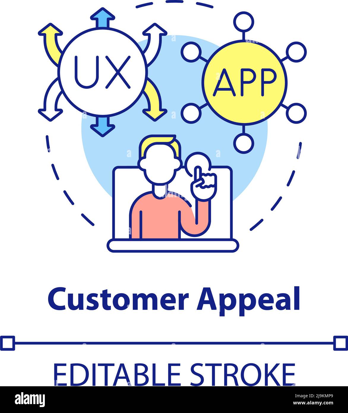 Customer appeal concept icon Stock Vector Image & Art - Alamy