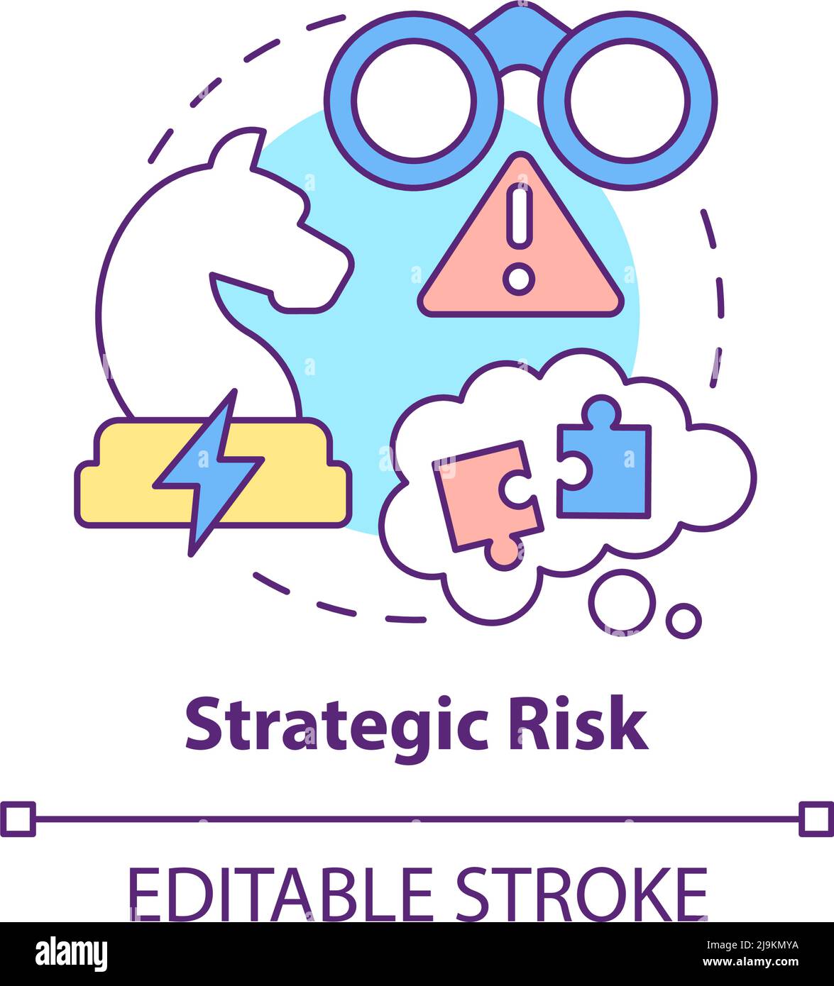 Strategic risk concept icon Stock Vector Image & Art - Alamy