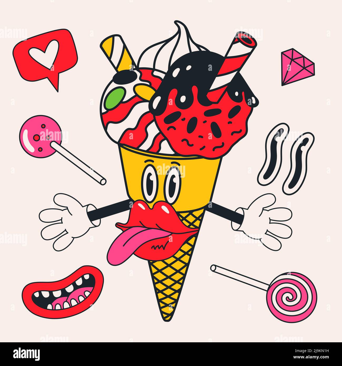 Ice crem Stock Vector Images - Alamy