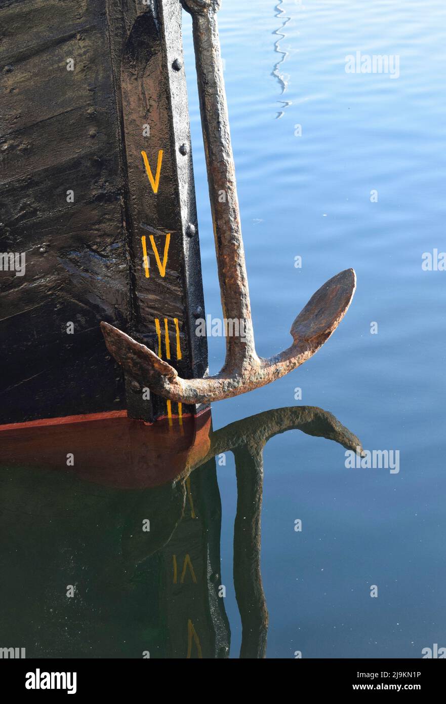 Water depth markers hi-res stock photography and images - Alamy