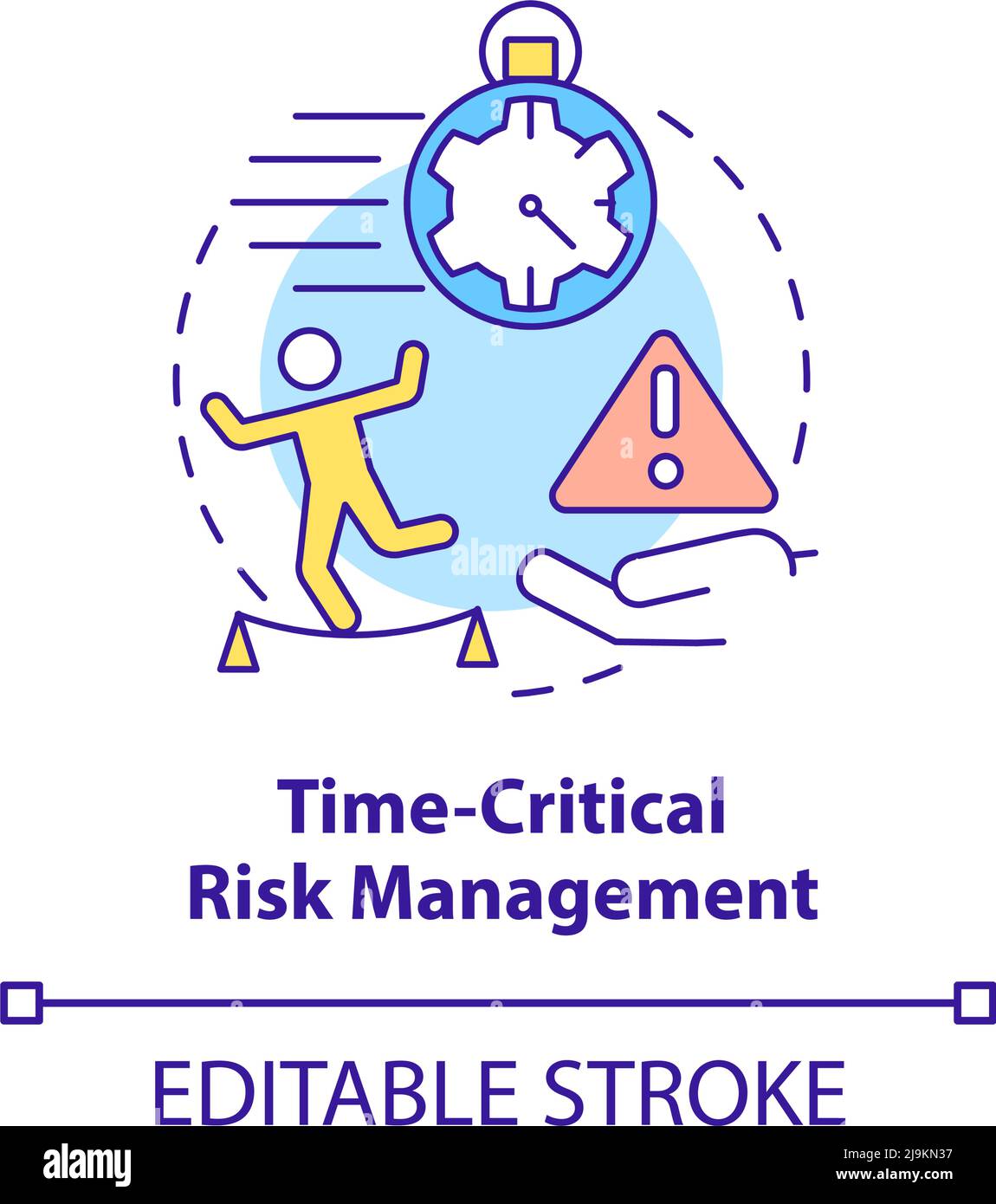 Time-critical risk management concept icon Stock Vector Image & Art - Alamy