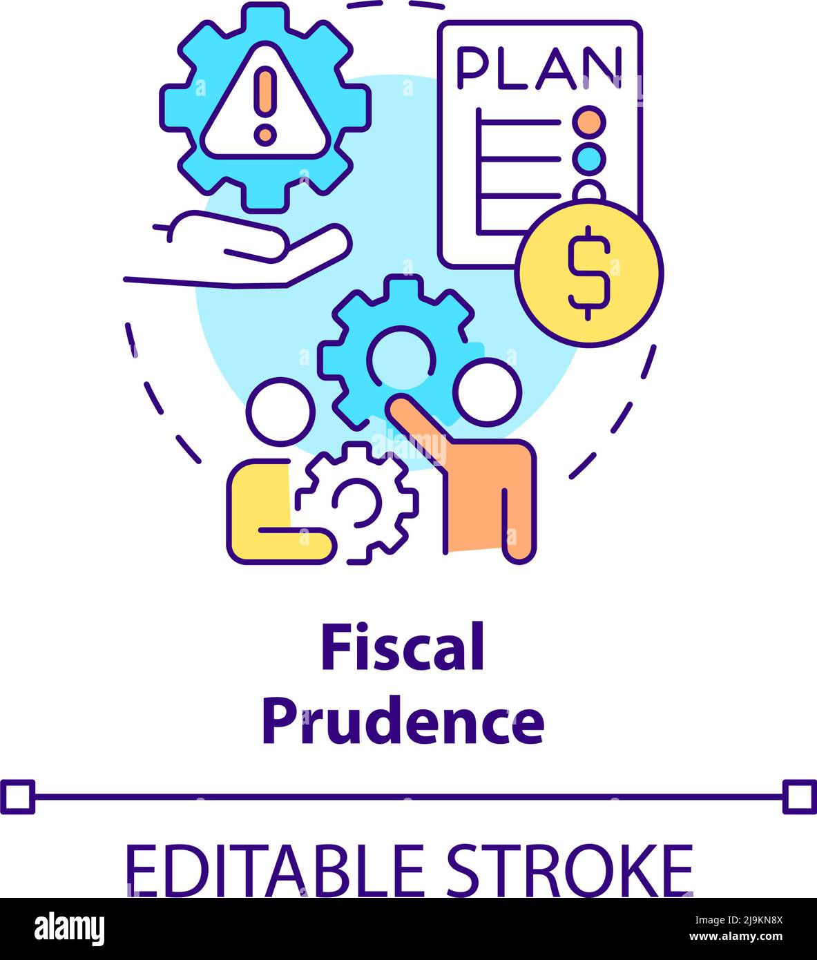 Money prudence Stock Vector Images - Alamy