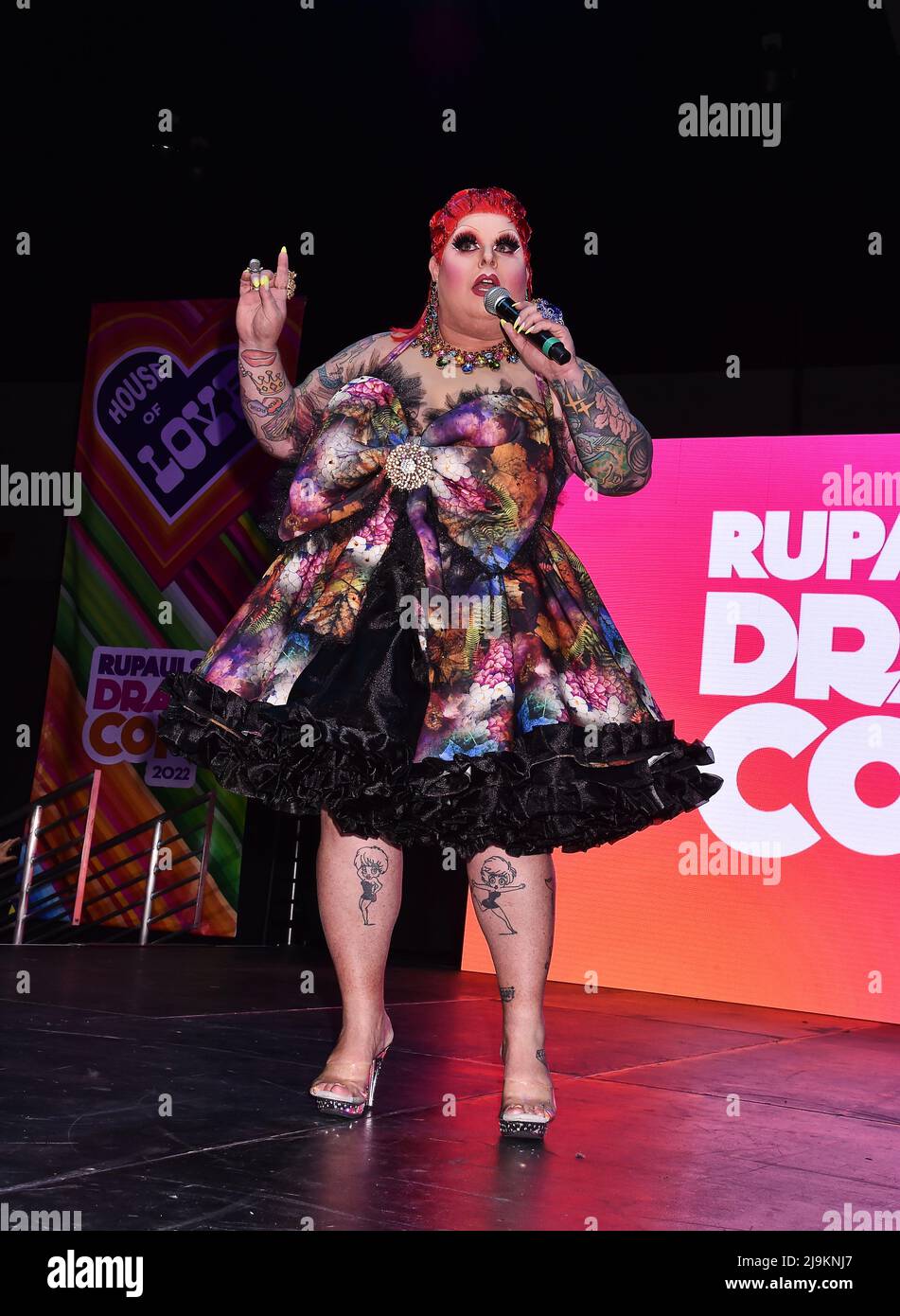 Maxi Shield during the 2022 Rupaul DragCon, Day 1, held at the LA ...