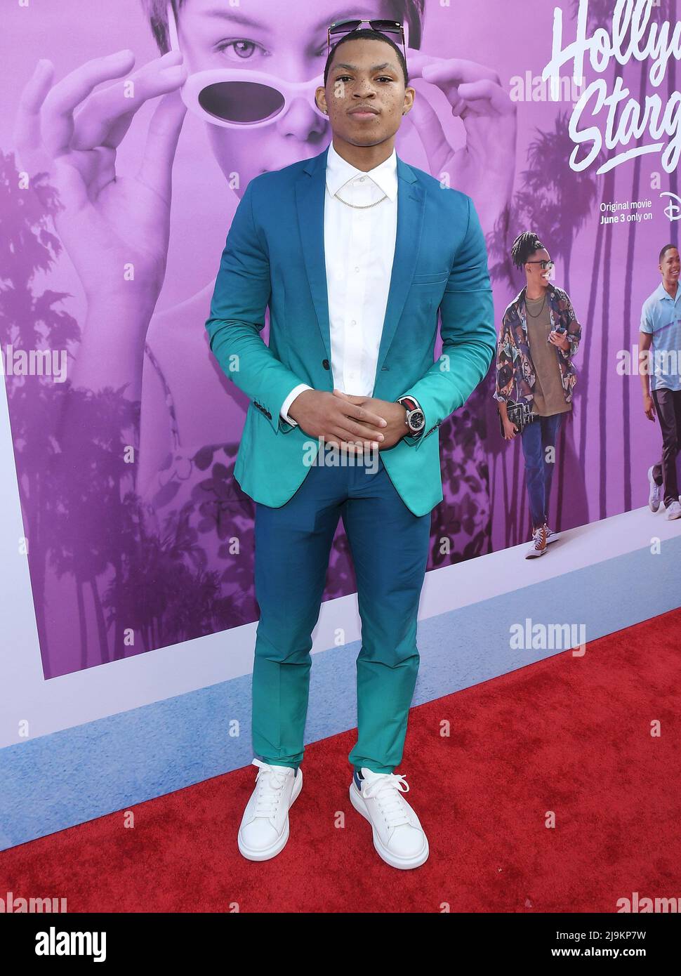 Elijah Richardson arrives at Disney's HOLLYWOOD STARGIRL Premiere held ...