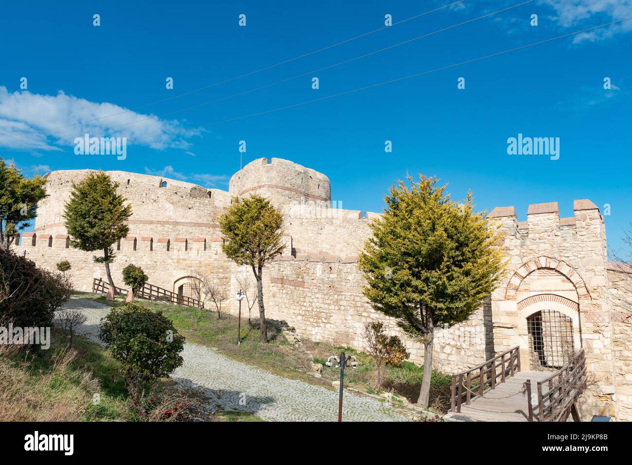 Kilitbahir Castle is a fortress on the west side of the Dardanelles ...