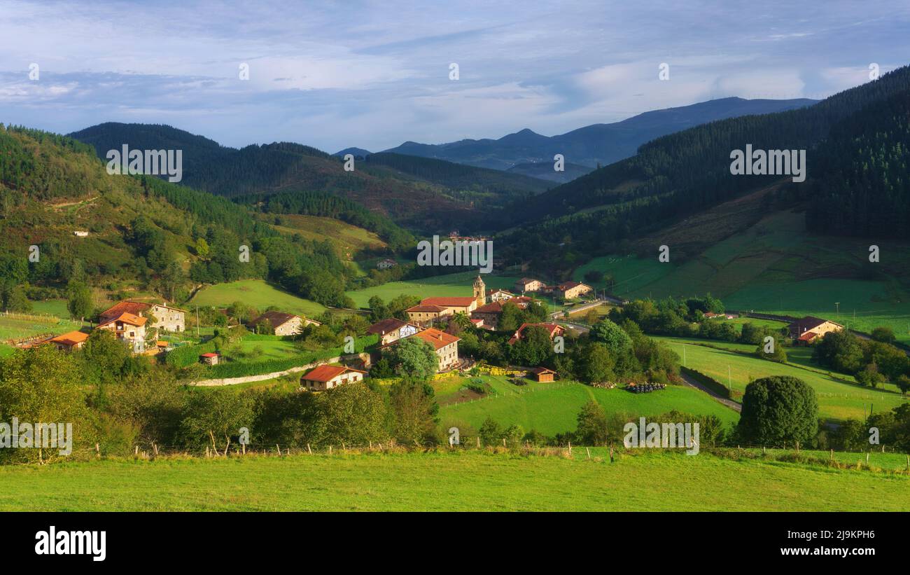 Arrazola village in Basque Country Stock Photo - Alamy