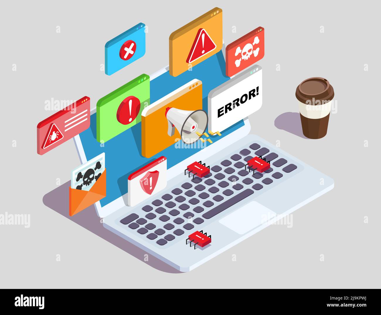 Signal breakdown Stock Vector Images - Alamy