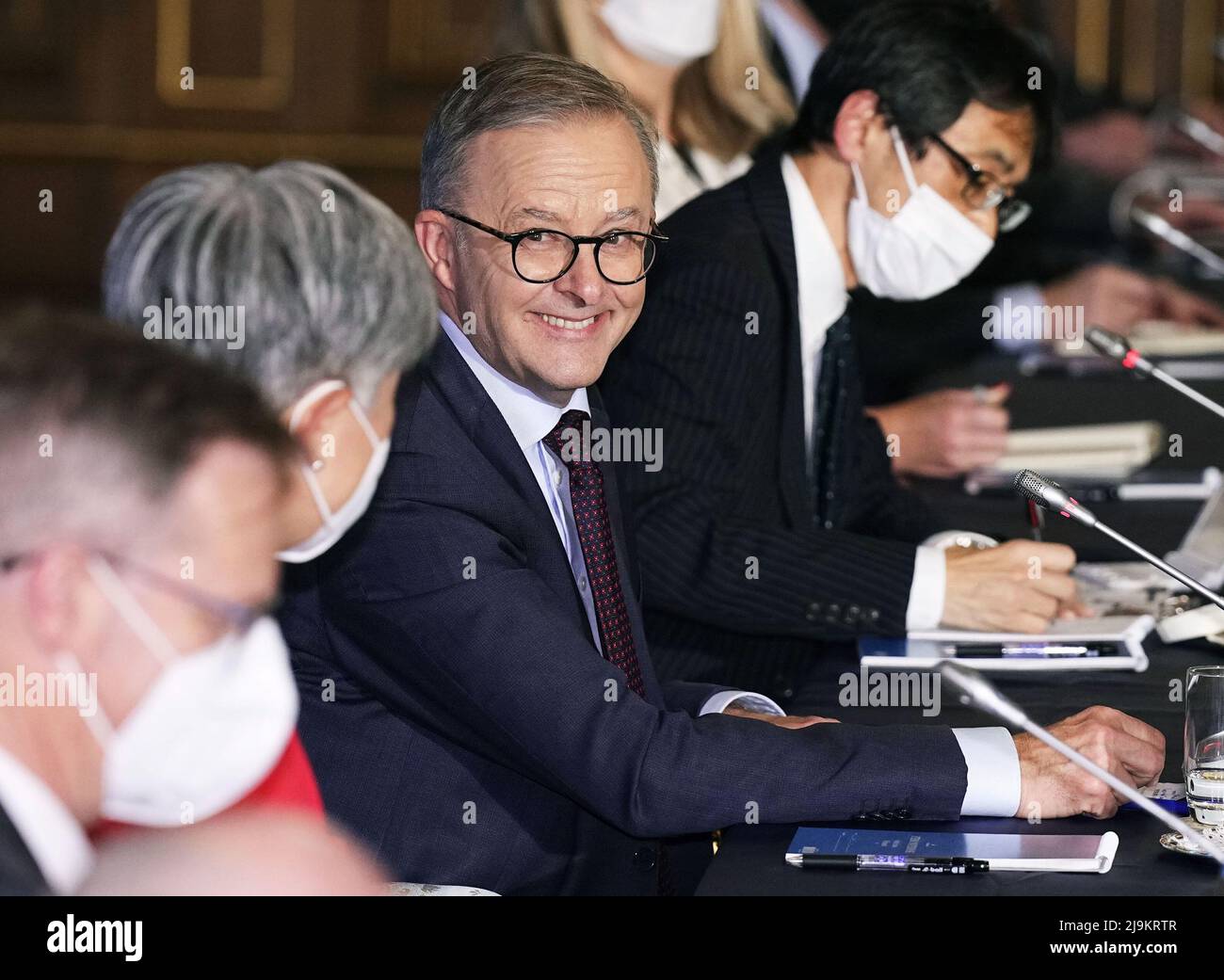 Tokyo, Japan. 24th May, 2022. Australian Prime Minister Anthony ...