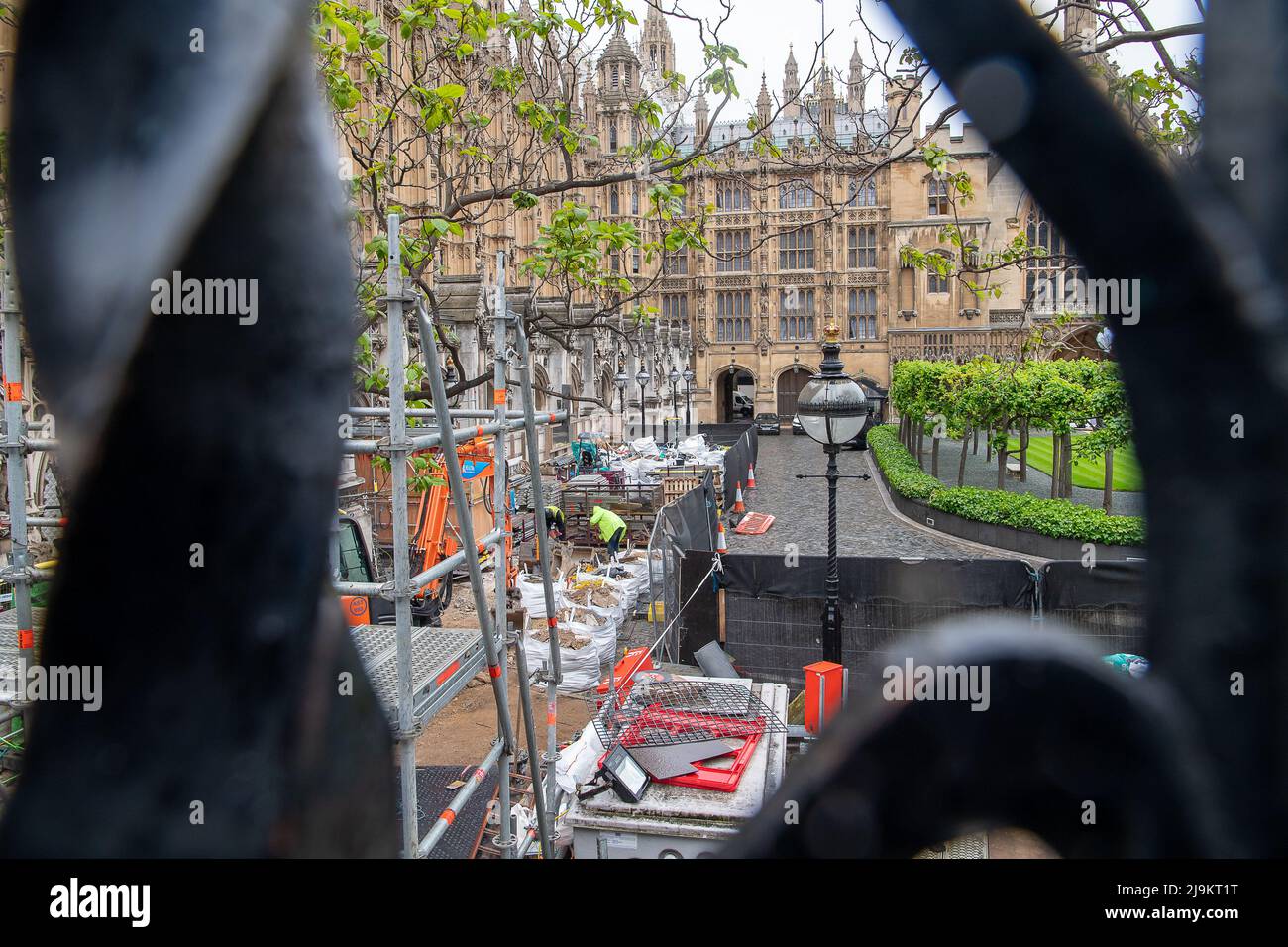 Westminster, London, UK. 11th May, 2022. Construction work in New ...