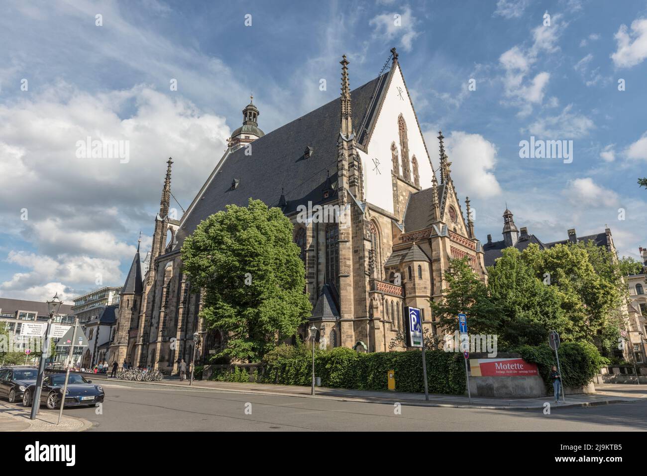 St Thomas Church, Thomaskirche, A gothic romanesque designed Lutheran ...