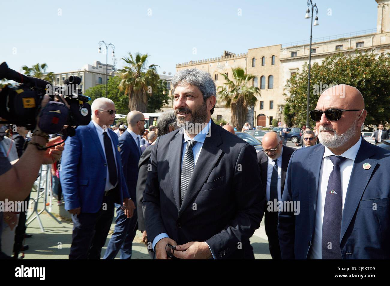 Palermo, Sicily, Italy. 23rd May, 2022. Thirty years ago, the Sicilian ...