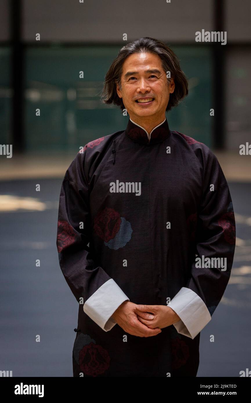 London, UK. 24 May 2022. Acclaimed artist Lee Mingwei at the rehearsal ...