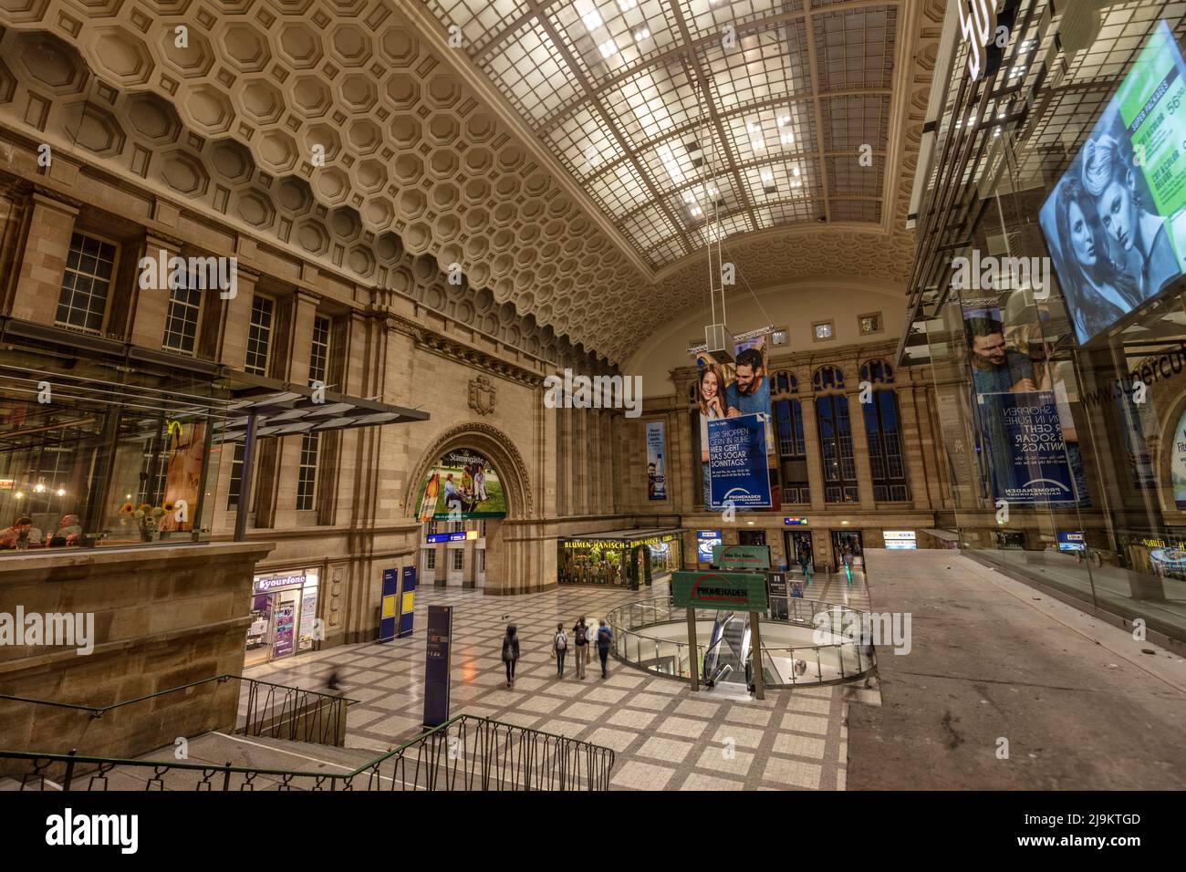 Leipzig Hauptbahnhof, train station on the inner ring road at Willy ...
