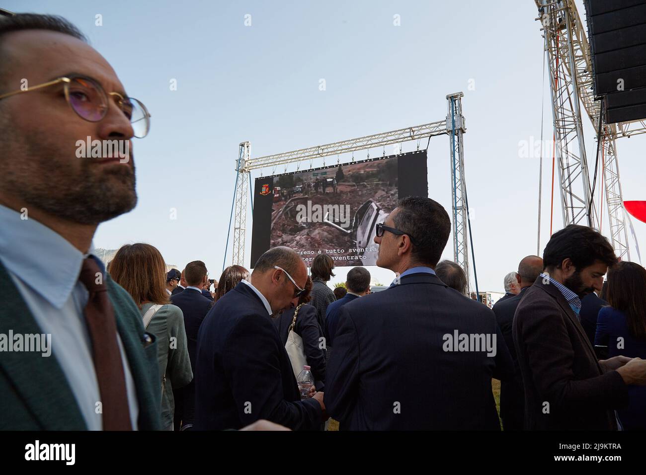 May 23, 2022, Palermo, Sicily, Italy: Thirty years ago, the Sicilian ...