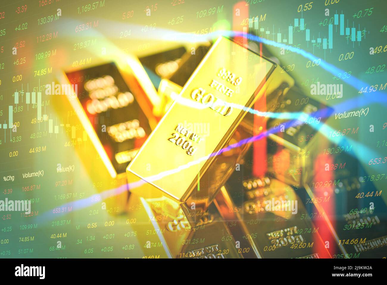 Gold bars financial business economy concepts, wealth and reserve ...