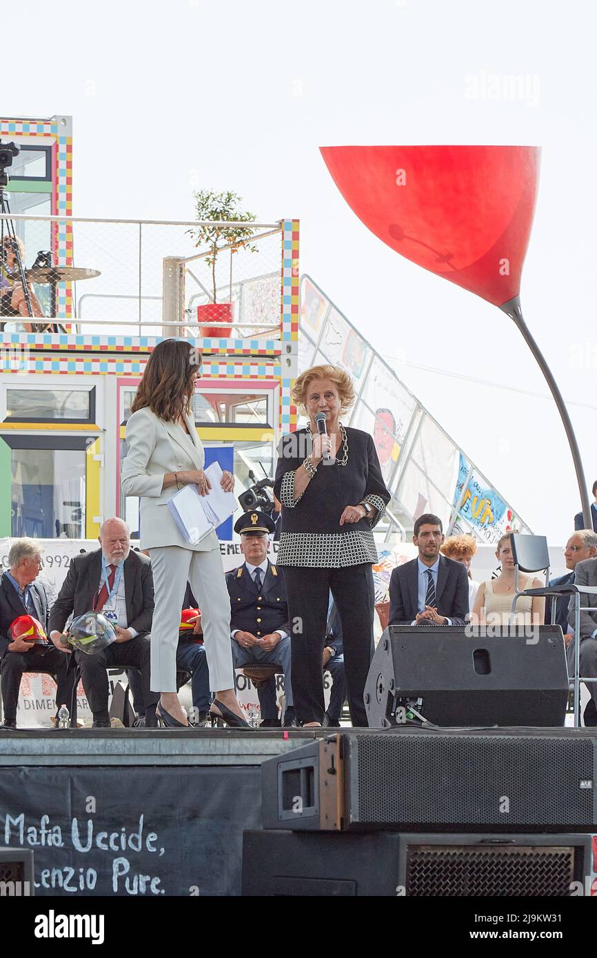 May 23, 2022, Palermo, Sicily, Italy: Thirty years ago, the Sicilian ...