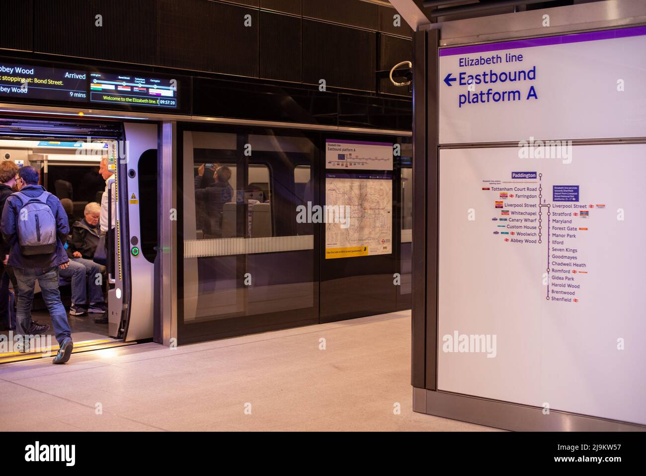 Elizabeth Line opening Stock Photo - Alamy