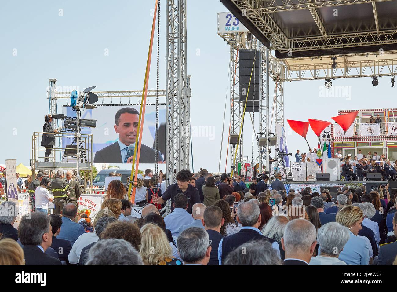 May 23, 2022, Palermo, Sicily, Italy: Thirty years ago, the Sicilian ...