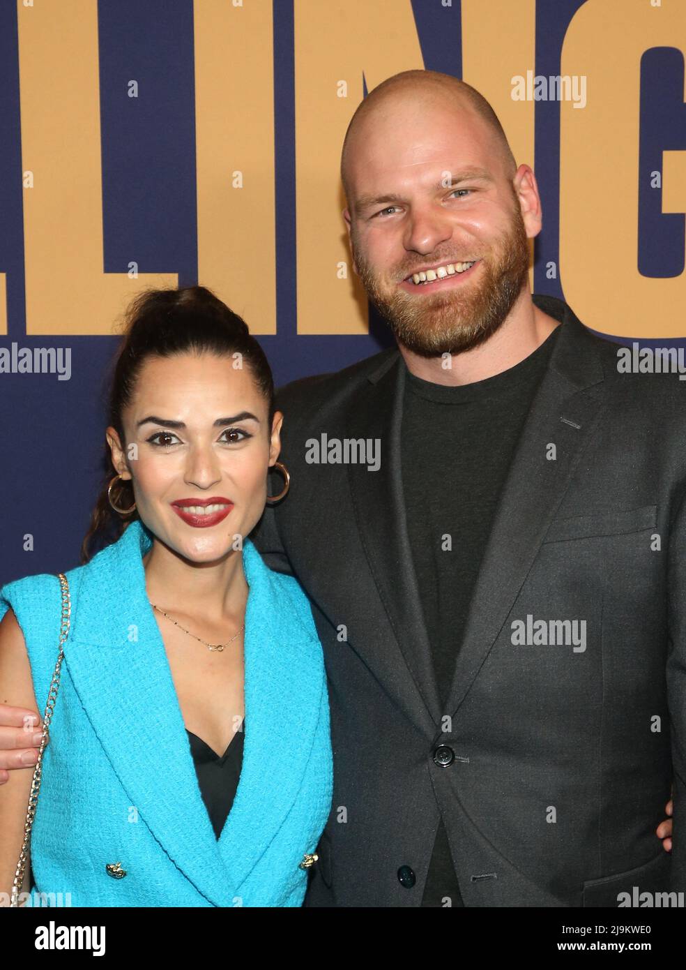 HOLLYWOOD, CA - MAY 23: Stephanie Nogueras,Krystof Litomisky at the Killing It NBCU FYC House ...