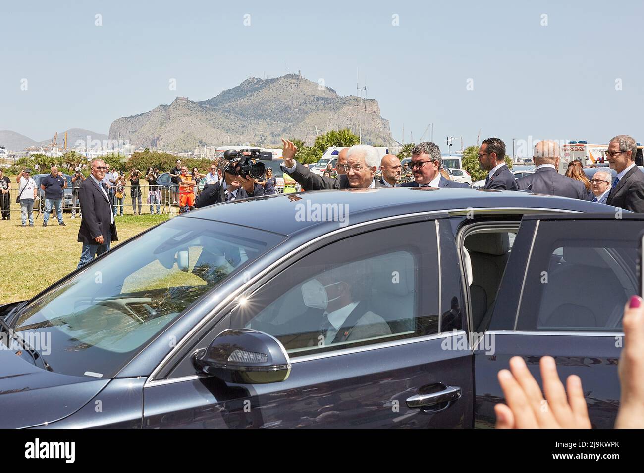 Palermo, Sicily, Italy. 23rd May, 2022. Thirty years ago, the Sicilian ...