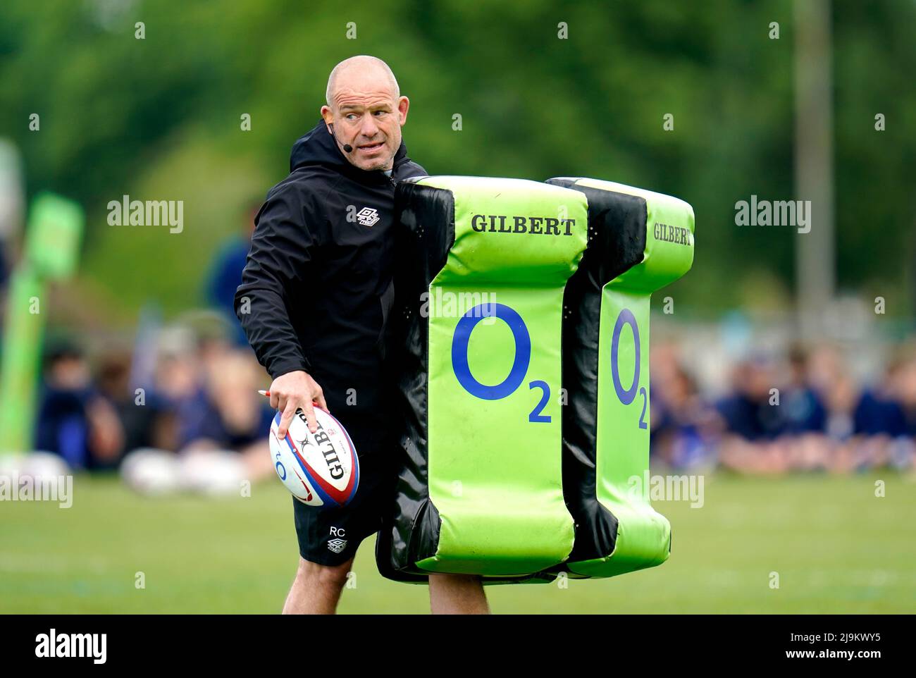 England forwards coach Richard Cockerill at King's House School Sports ...