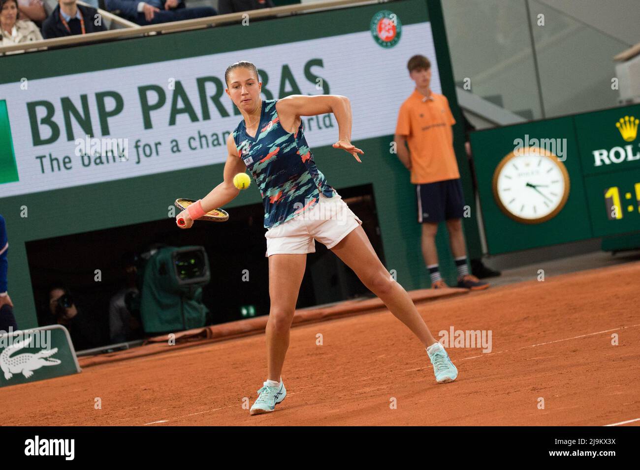 Paris, France, May 23 2022, Diane Parry playing during French Open ...