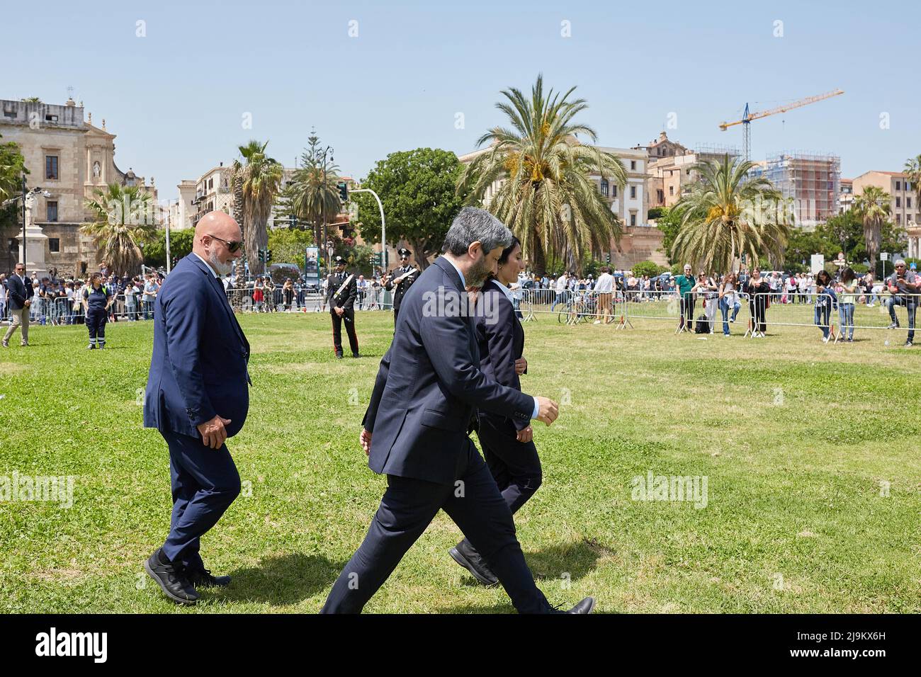 Palermo, Sicily, Italy. 23rd May, 2022. Thirty years ago, the Sicilian ...